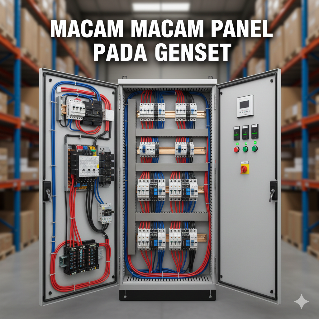 Macam - Macam Panel pada Genset: Fungsi dan Perbedaannya bagi Pemula ...