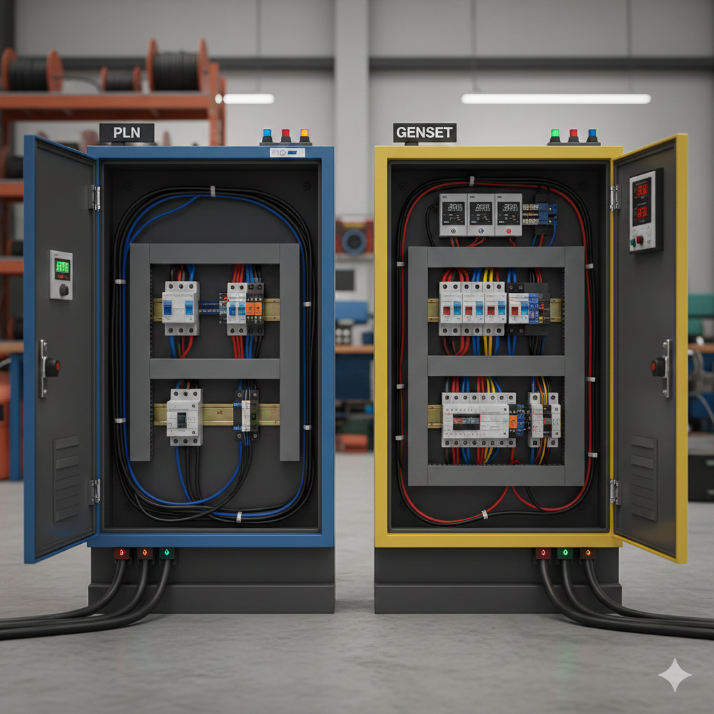 Panel Genset: Fungsi, Jenis, dan Skema Lengkap untuk 1 dan 3 Phase ...